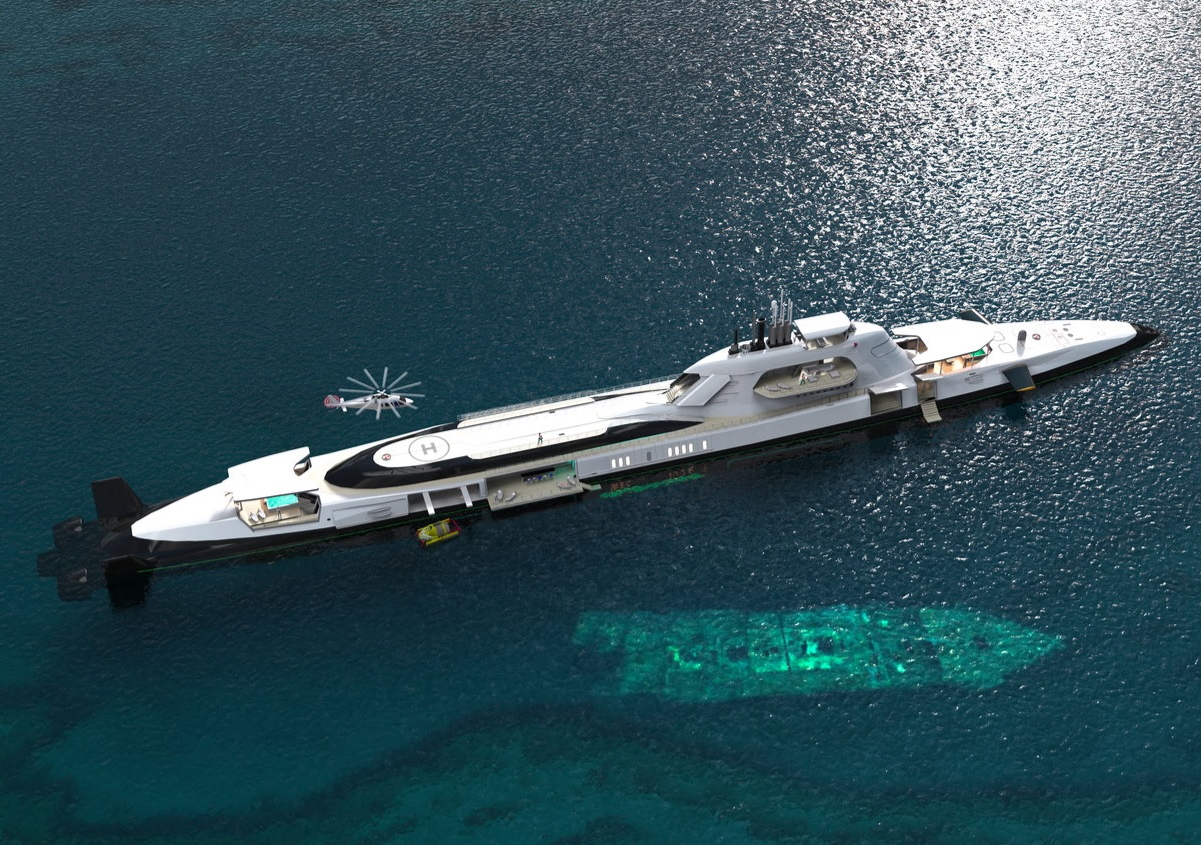 Nová hračka pro miliardáře: Jachta a ponorka v jednom slouží jako ...